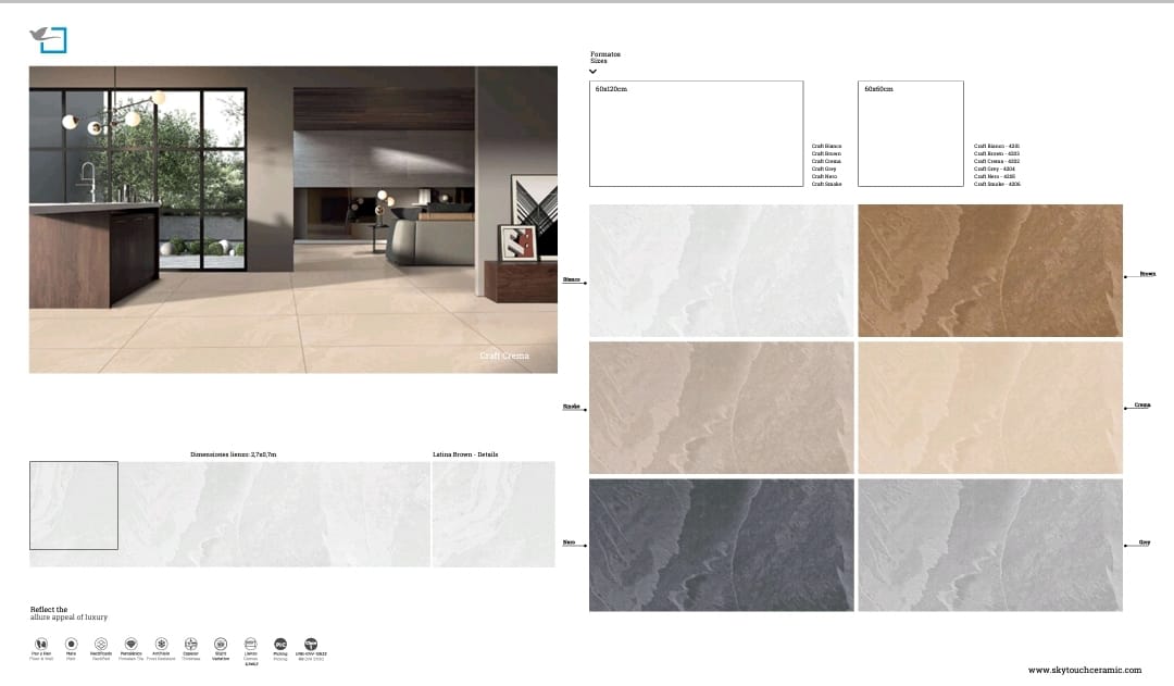 Grepl International | Ceramic Floor Tiles 600mm x 1200mm